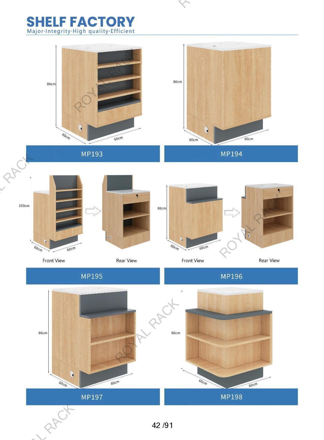 Buy Cashier Counter Table in Malaysia | Royal Rack