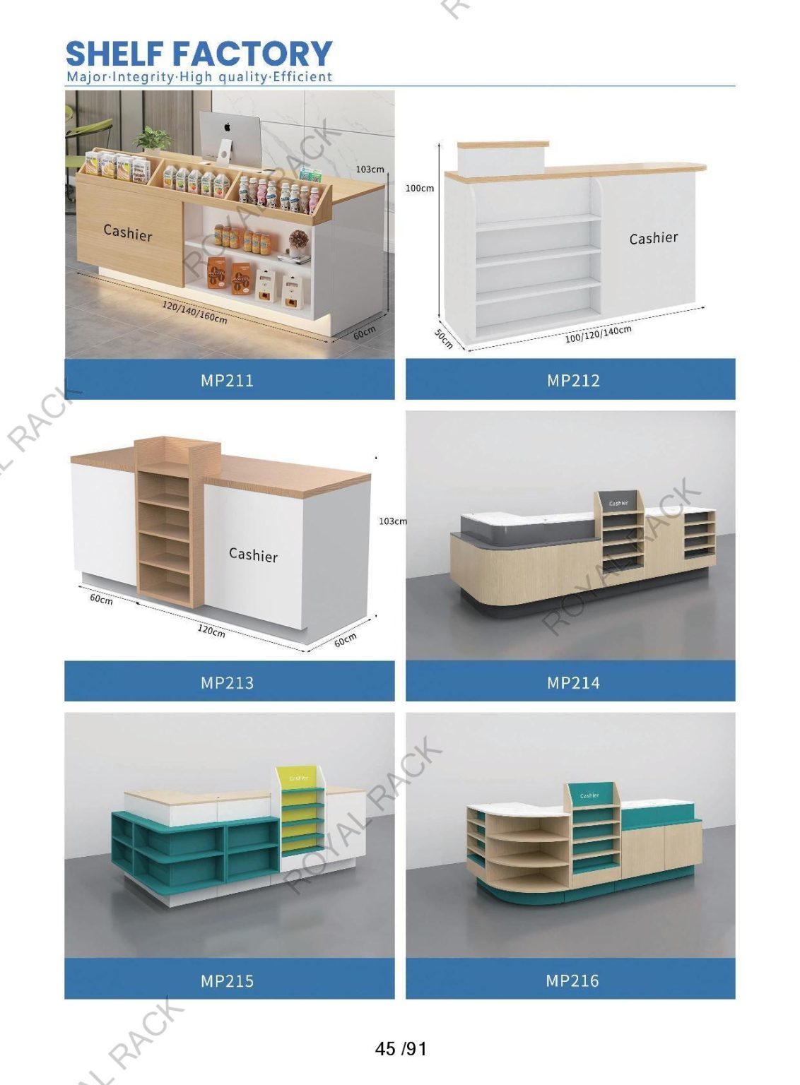 Buy Cashier Counter Table in Malaysia | Royal Rack